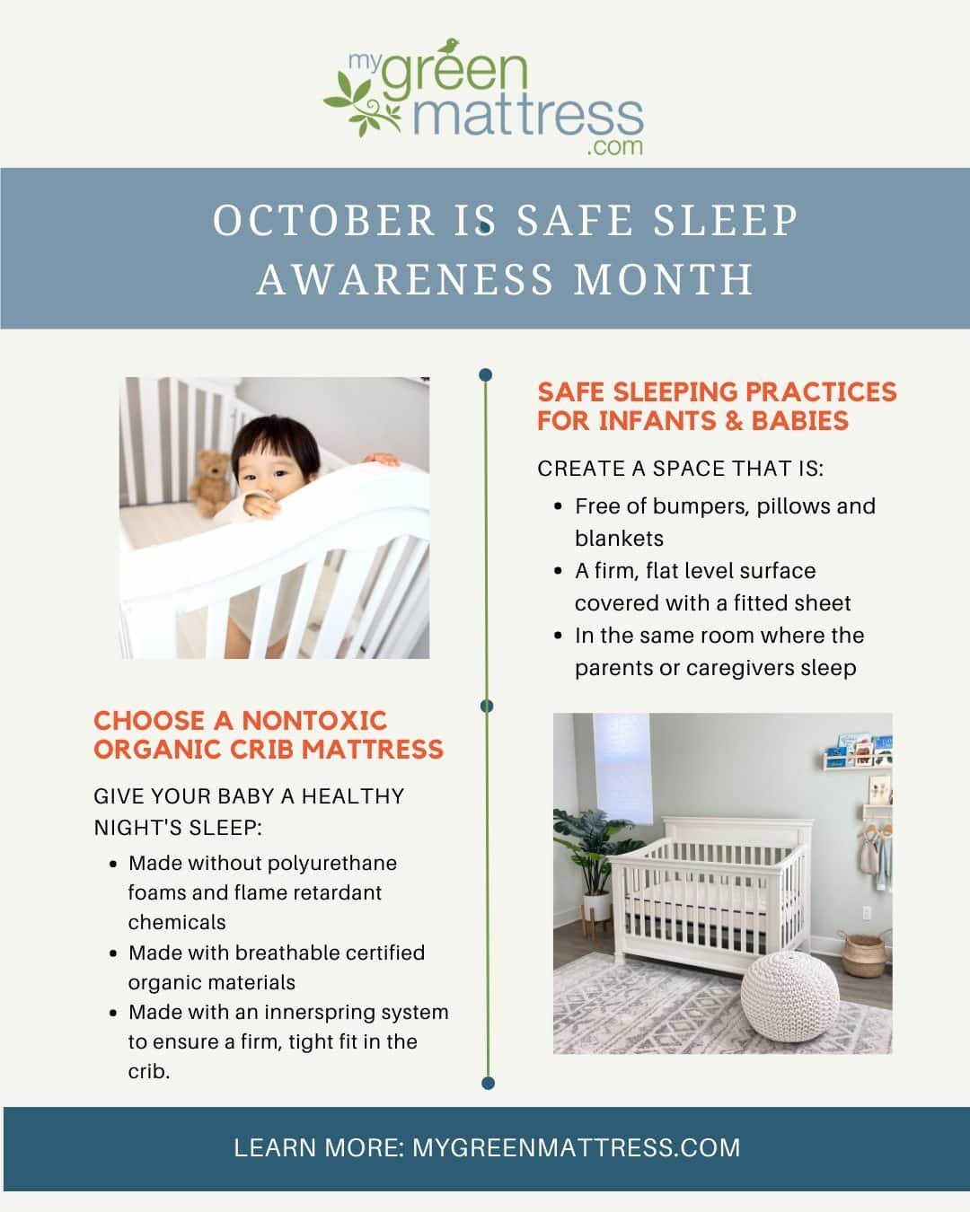 My Green Mattress Is Dedicated to Safe Sleep